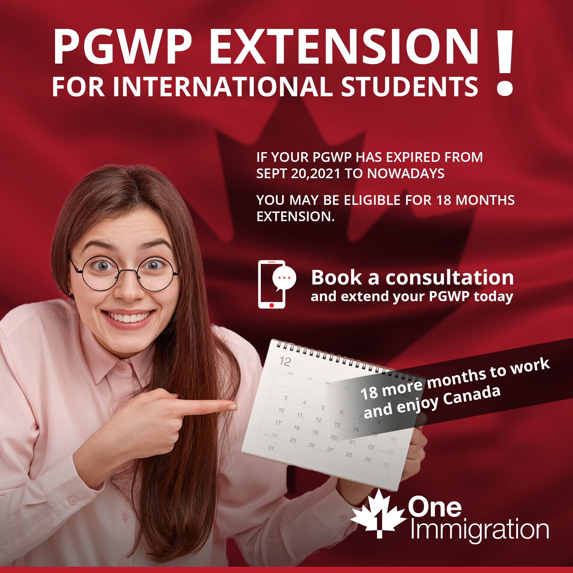 PGWP EXTENSION For international students - One Immigration Consulting